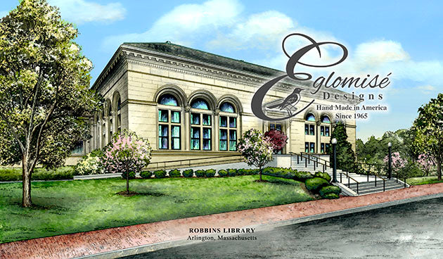 Arlington MA ~ Robbins Library – Eglomise Designs