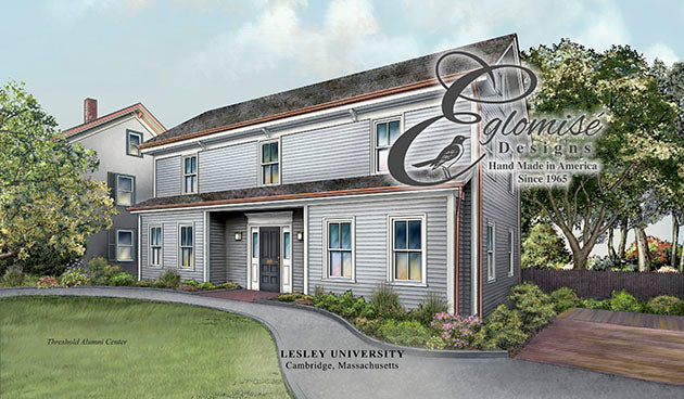 Lesley University ~ Threshold Alumni Center – Eglomise Designs