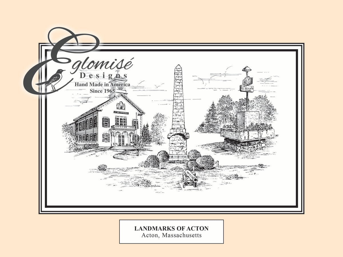 Acton, Ma Landmarks ~ Antique – Eglomise Designs